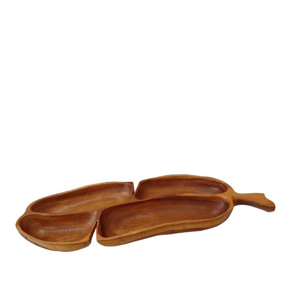 Sorenson | Accents | Vintage Mid Century Modern Monkey Pod 4 Section ...